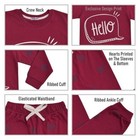 Pyjamas Filles Enfant Hello Prune Ensemble 2 Pièces En Coton Costume De ...