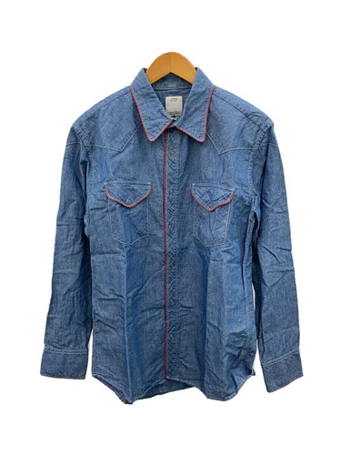 visvim Four Corners Shirt, Chambray (Luxic), Size 3, Blue ...