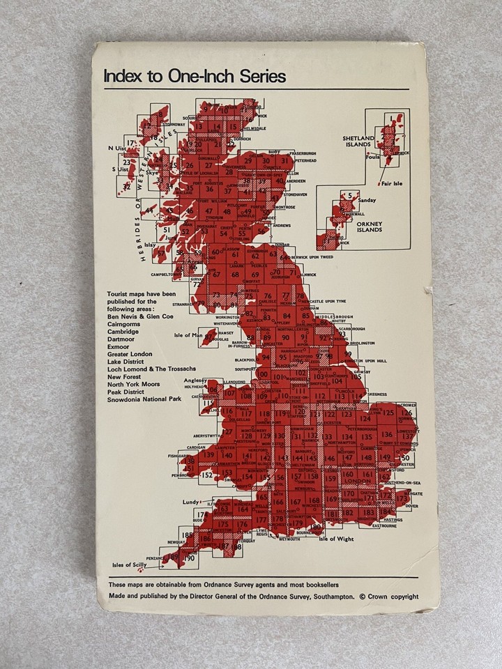 Gloucester & Malvern 1968 Ordnance Survey Map - One-Inch Map, Sheet 143 ...
