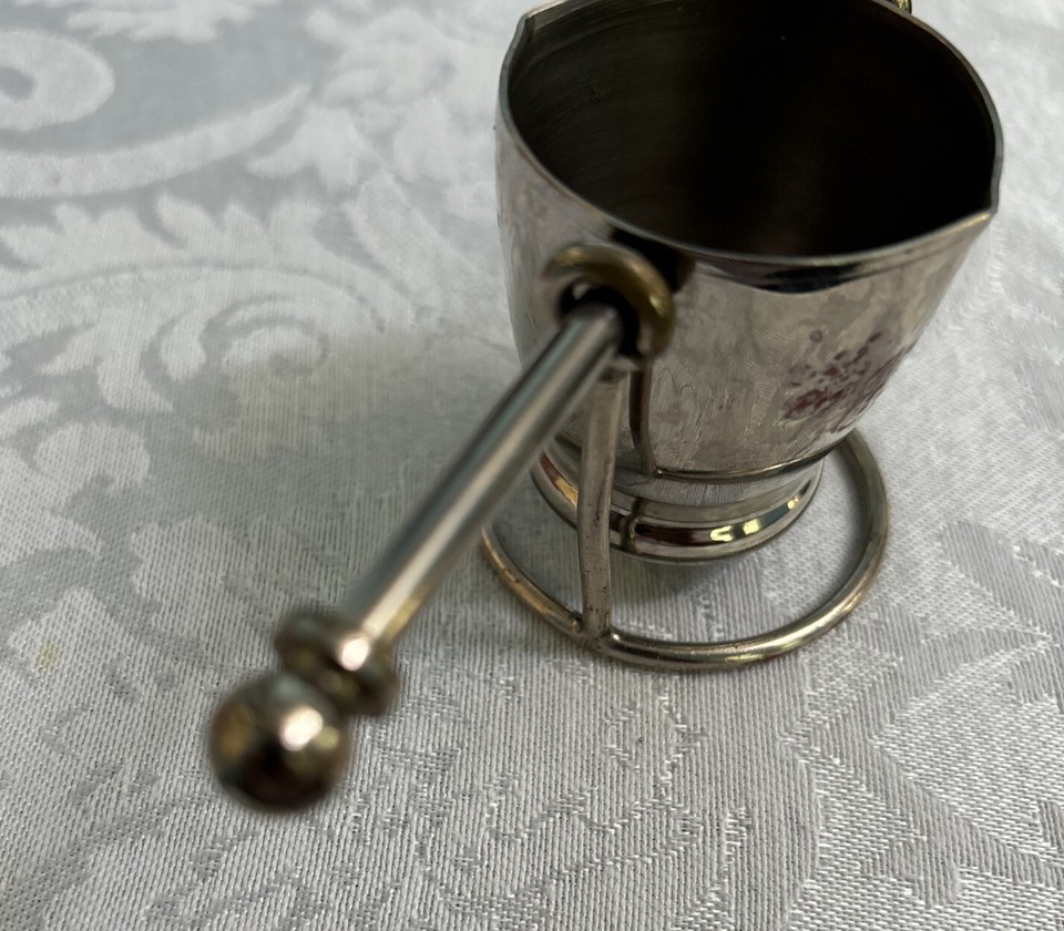 RARE Silver Plated Vintage boilermaker 50 cc Jigger Signed , Industry ...