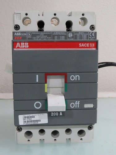 3 POLE SACE S3-200 Manufactured by ASEA BROWN BOVERI | eBay