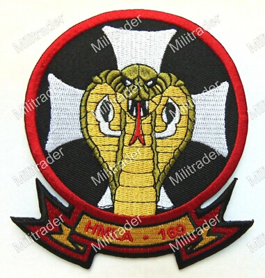 US Marine Corps Light Attack Helicopter Squadron 169 (HMLA-169) Patch ...