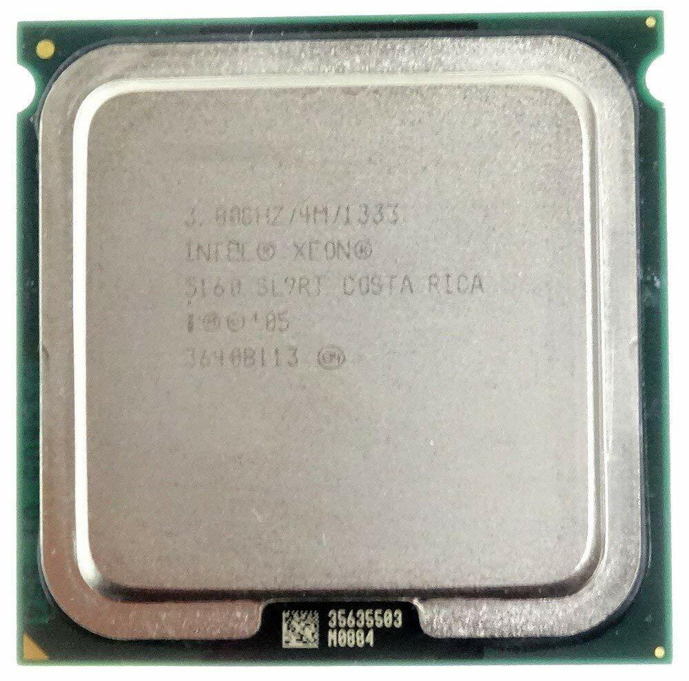 Intel Xeon SL9RT 5160 3.0GHz 1333MHz 4MB LGA771 CPU Processor - Costa ...