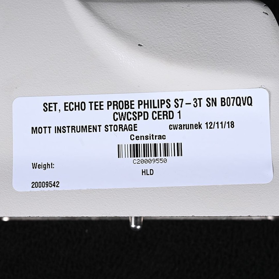 Philips S7-3t TEE Sector Array Cardiology Pediatric Diagnostic Unit ...
