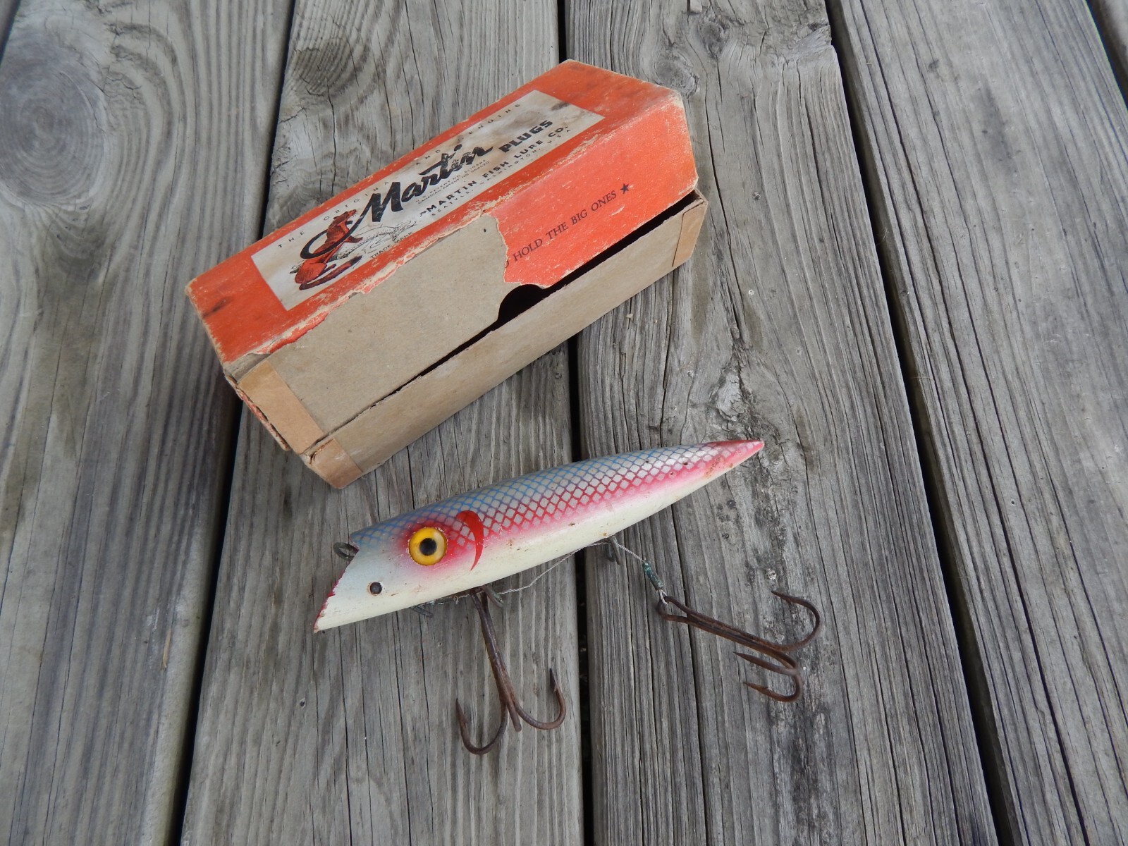 vintage MARTIN FISH LURE Co #77 HERRING Salmon 7" Lure in the Box | eBay