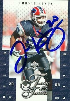 Travis Henry autographed Football Card Buffalo Bills 2003 Upper Deck ...