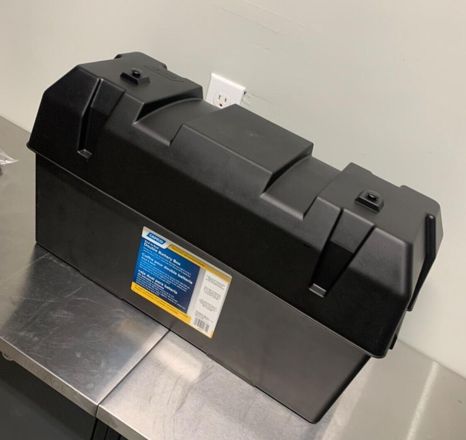 Double Battery Box Safely Store Rv Automotive Marine Battery Corrosion ...