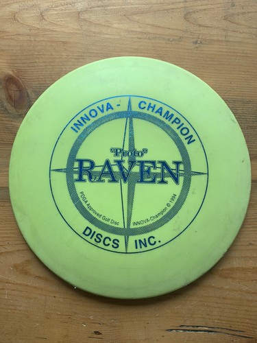 OOP PFN Innova Proto Raven Yellow - 180.5g (Ontario Mold, Patent #’s ...
