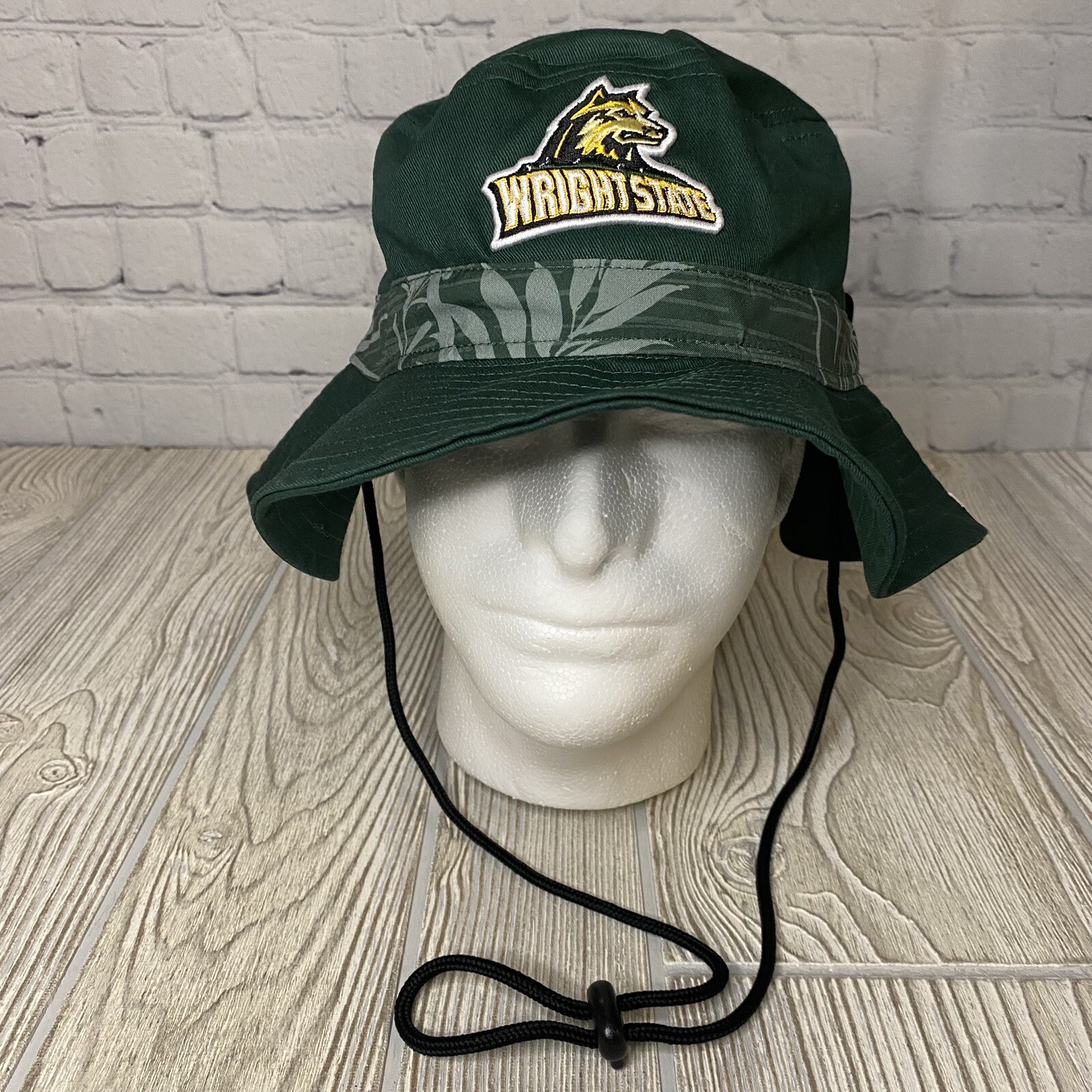Colosseum Wright State Raiders Logo Bucket Hat Green Dayton Ohio NWT | eBay