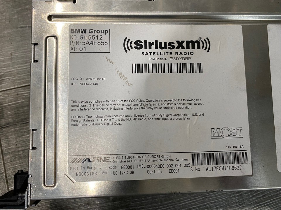 GENUINE MINI COOPER F55 F56 TOUCH SCREEN NAVIGATION RADIO HEAD UNIT | eBay