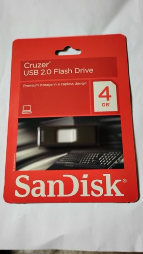 Cruzer USB 2.0 computer flash drive SANDISK 4 GB brand new in package ...
