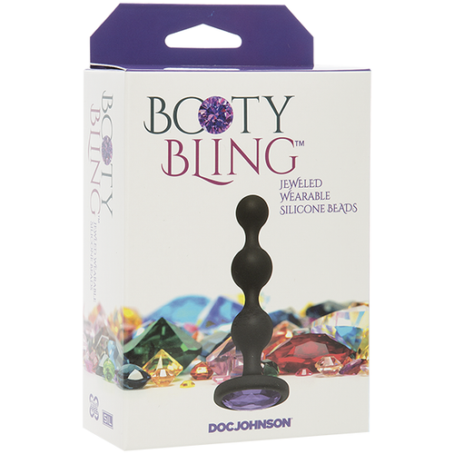 Doc Johnson Booty Bling Wearable Silicone Beads Purple | eBay