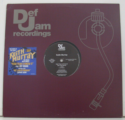 KEITH MURRAY YEAH YEAH U KNOW IT FEAT. DEF SQUAD 12" MAXI SINGLE (i686 ...
