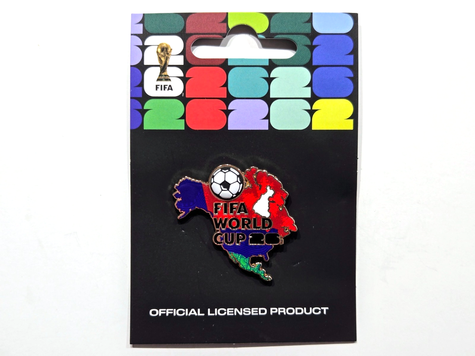 2026 FIFA World Cup North America 3-D Soccer Ball Metal Pin Licensed ...