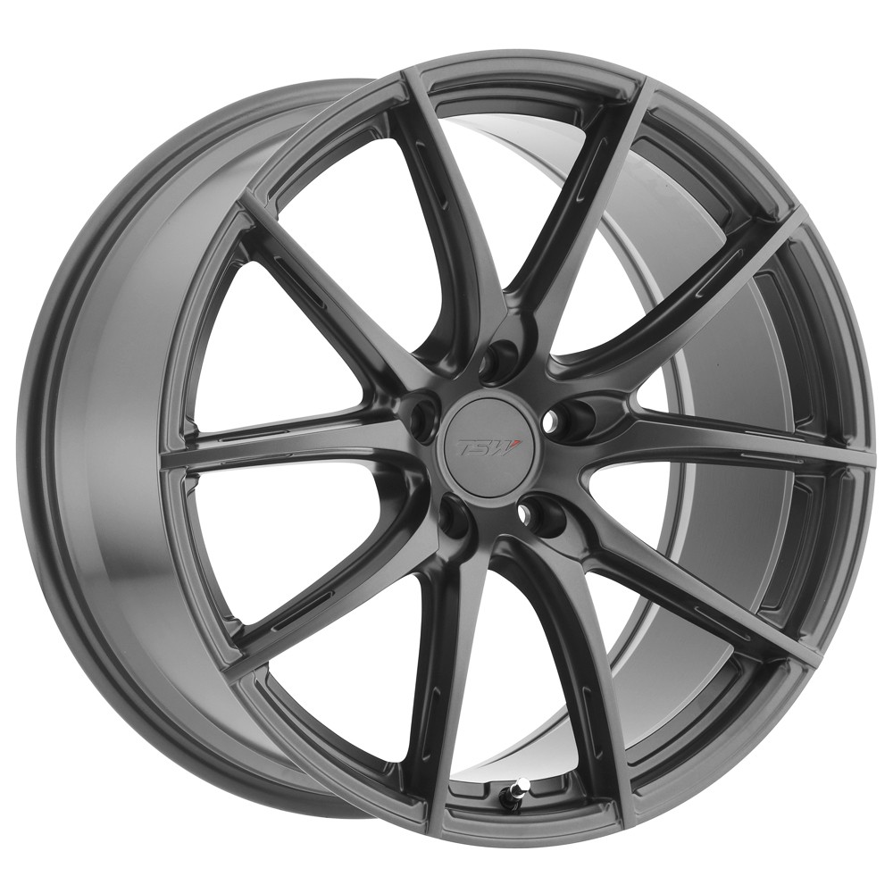 (Set of 4) TSW Sprint 19x8.5 5x100 +35mm Gunmetal Wheels Rims 19" Inch ...