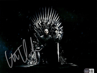 Kit Harington Autographed 11x14 Photo Jon Snow Game of Thrones Beckett ...