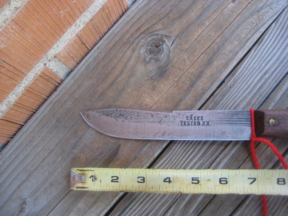 1930s Vintage 7" Blade ** CASE TESTED XX *** Carbon Chef's Butcher ...