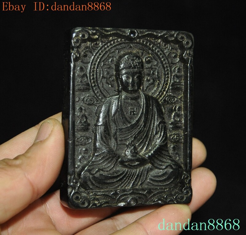 OlD Tibet Buddhism Meteorite iron Shakyamuni Sakyamuni Tathagata Buddha ...