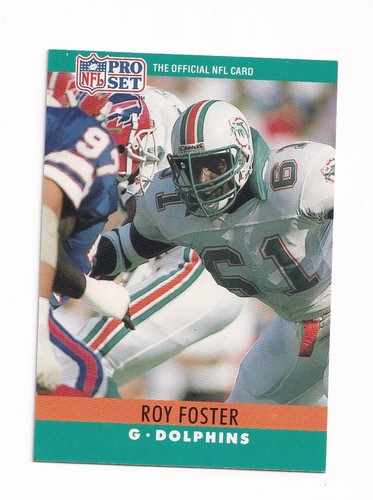 1990 NFL Pro Set ERROR Double Front Card with Roy Foster & Billy Joe ...