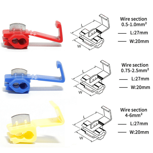 Scotch Lock Wire Connectors Quick Splice Scotchlok Electrical Cable ...