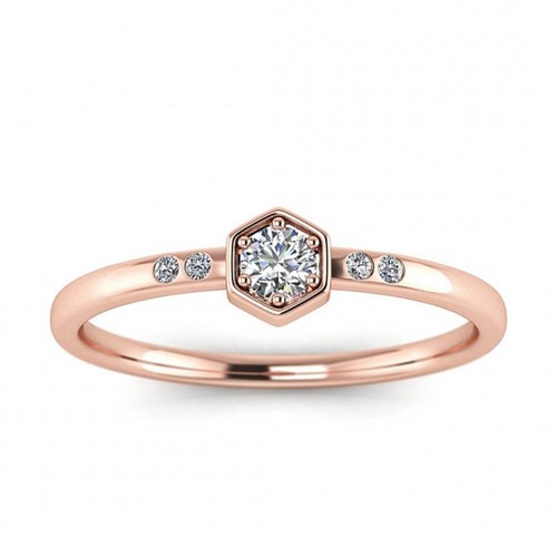 Moissanite Diamond Calliope Statement Engagement Ring 14k Gold Fine Jewelry | eBay