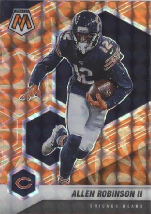 2021 Panini Mosaic - Allen Robinson #40 Mosaic Reactive Orange Prizm ...