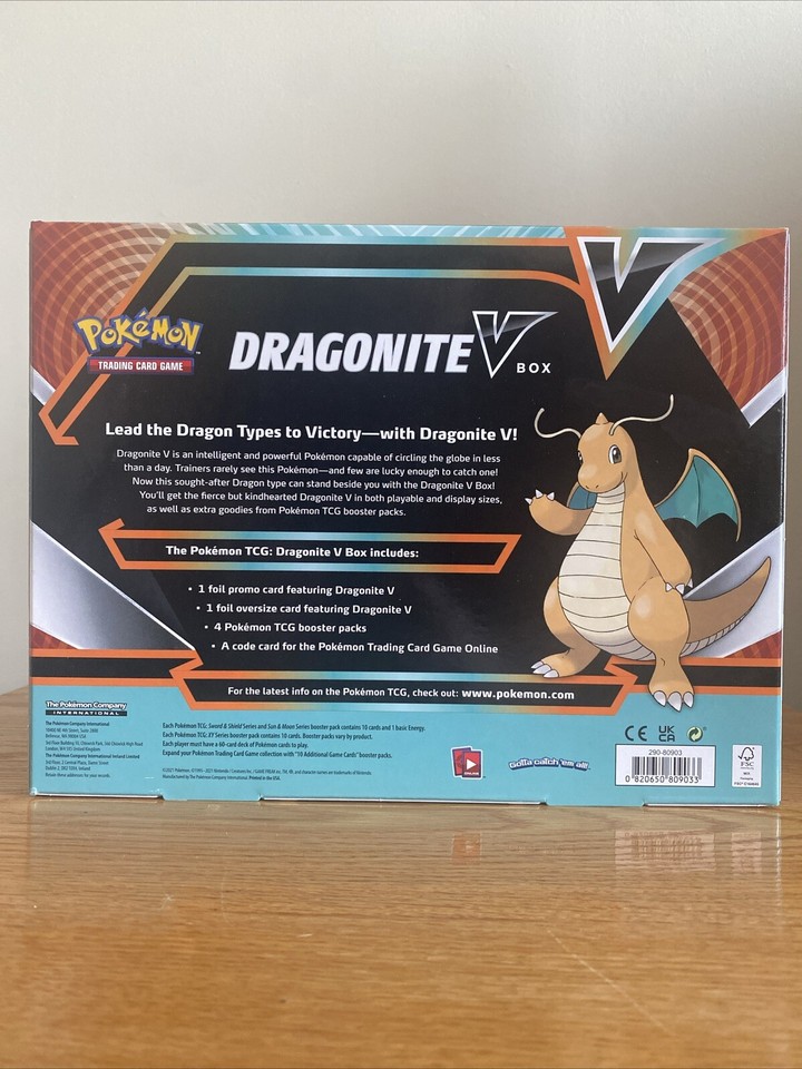 Dragonite V Collection Box - Pokemon Collection Box | eBay