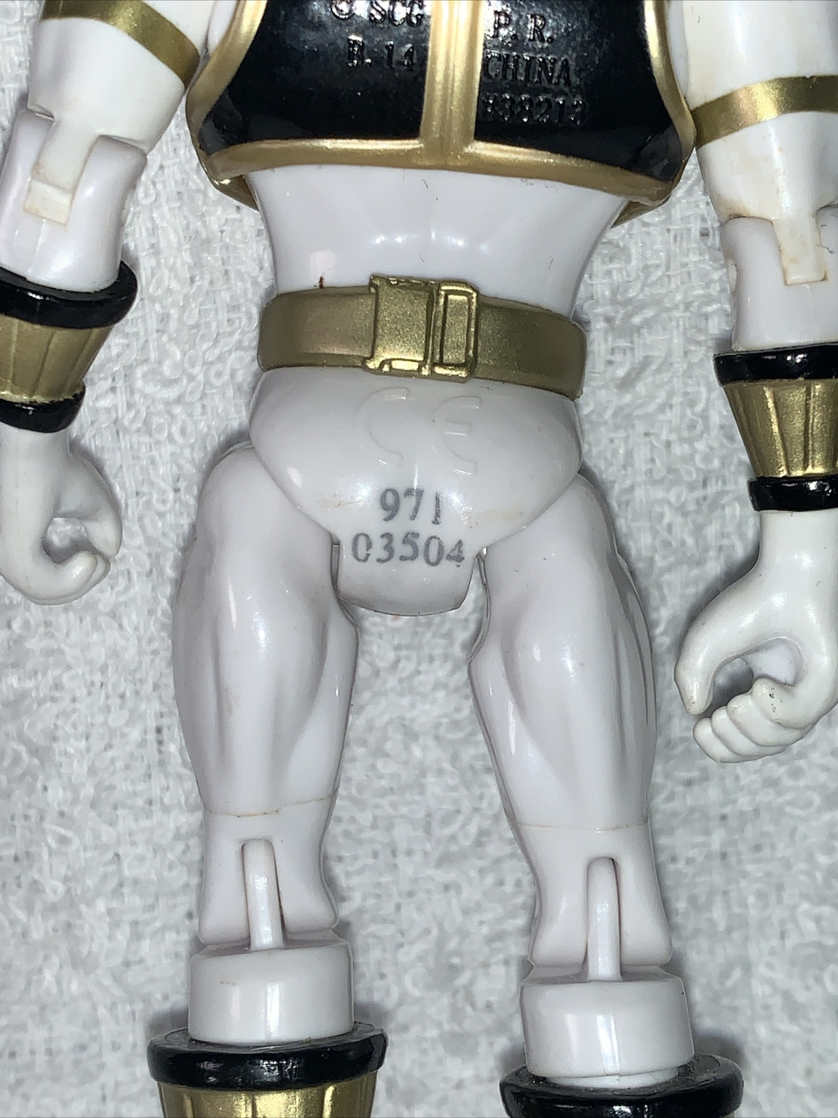 Power Rangers 2014 Super Megaforce White Ranger Action Hero Rare Figure ...