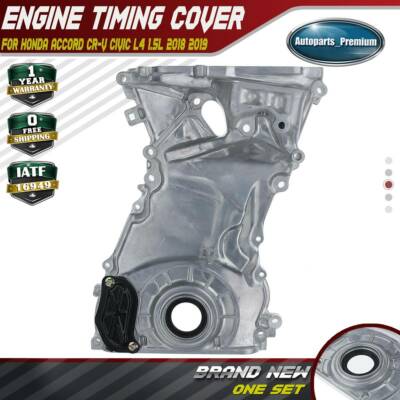 Engine Chain Case Timing Cover w/ Seal Assembly for Honda Accord Civic ...