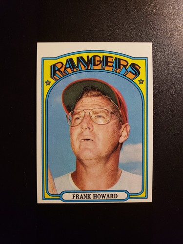 1972 Topps Baseball Frank Howard Texas Rangers Card #350 NM | eBay