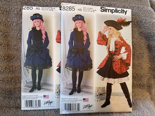 Simplicity Costume Pattern 8285 Ms Pirate Cosplay & Lolita Inspired ...