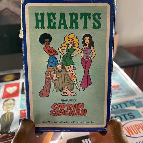 Vintage Captain Caveman Hearts Card Game 1979 Hanna-Barbera Cards Hoyle ...