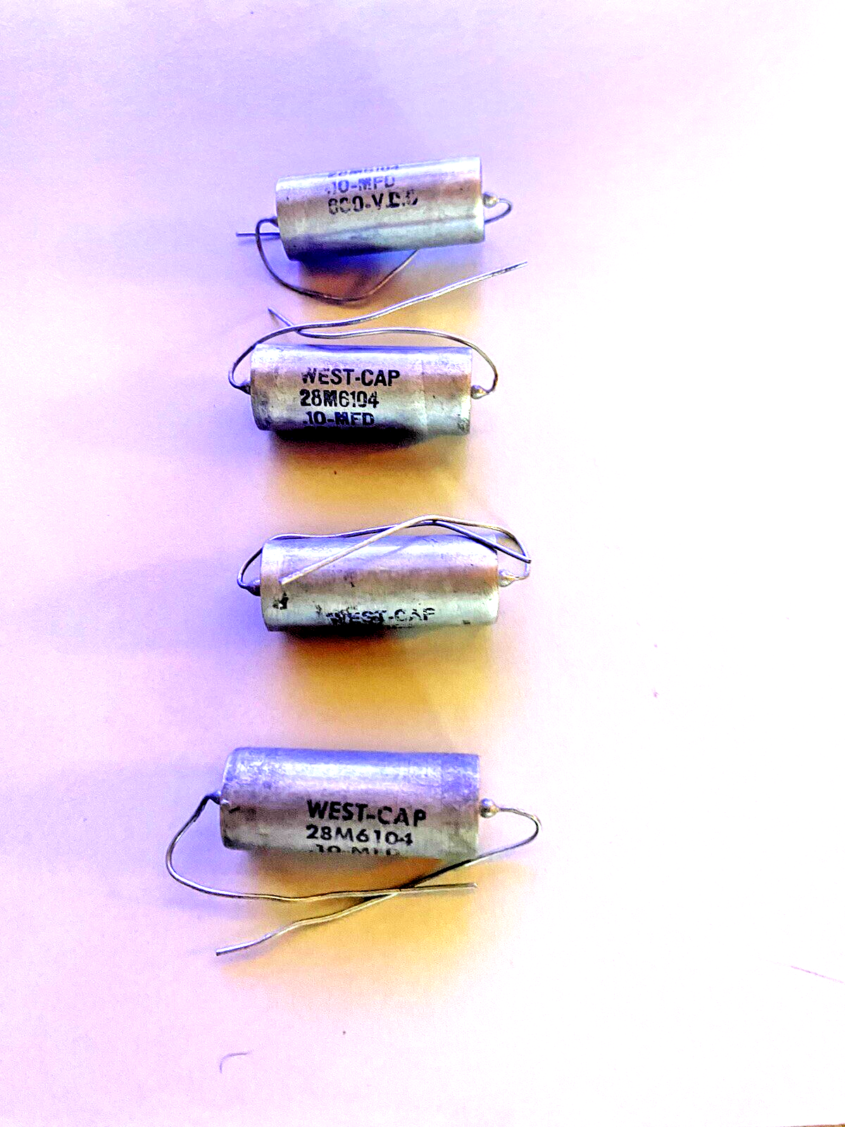 Vintage .1uF 100nF 600v West Cap "PIO" Paper in oil Capacitor for 300B ...