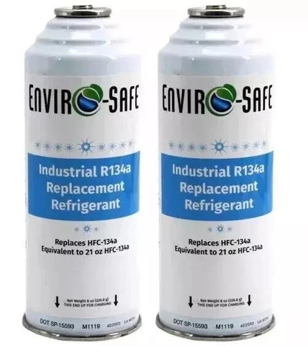 R 134a Refrigerant Replacement Cans- Coldest Refrigerant for Auto - 2 ...