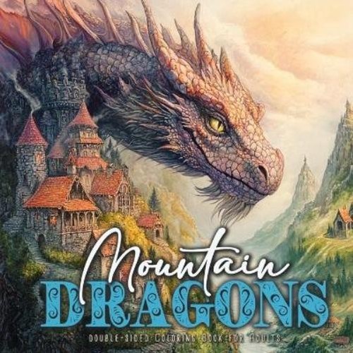 Monsoon Publish Mountain Dragons Coloring Book for Adults Double-S (Tapa blanda) 9781965017203 ...