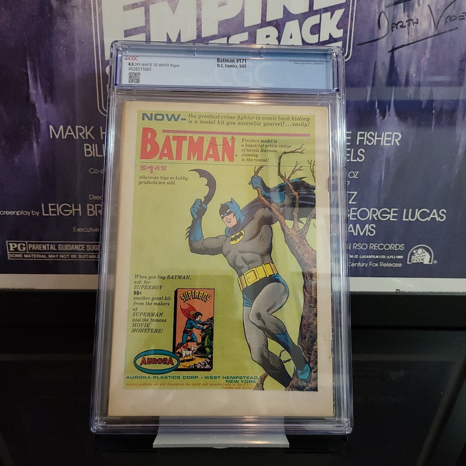 Batman #171 - CGC 4.5, Off-White to White Pages, First Appearance of ...