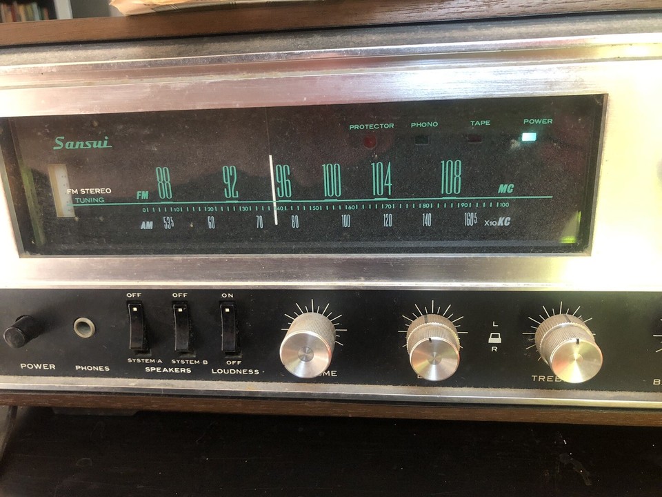 Sansui 3000A Classic Old School Solid State Stereo Tuner Amplifier ...