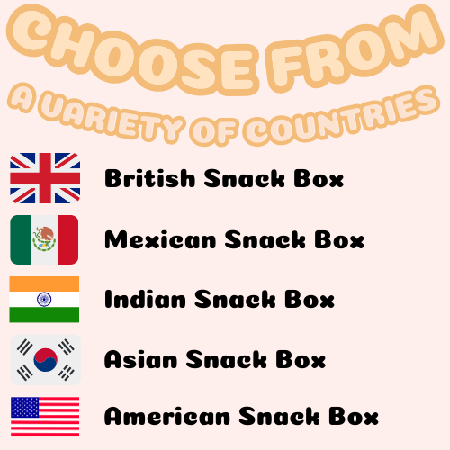 International Snack Boxes - Asian Snack Box - NO Greeting Card | eBay
