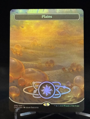 MTG Magic the Gathering UNF Unfinity Foil Plains Land (B) | eBay