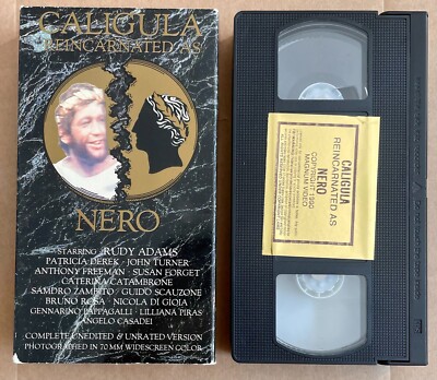 Caligula Reincarnated As Nero Unrated VHS NTSC Video Bruno Mattei OOP ...