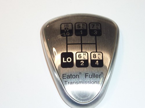 OEM EATON Fuller 13 speed transmission shift knob medallion Pattern ...