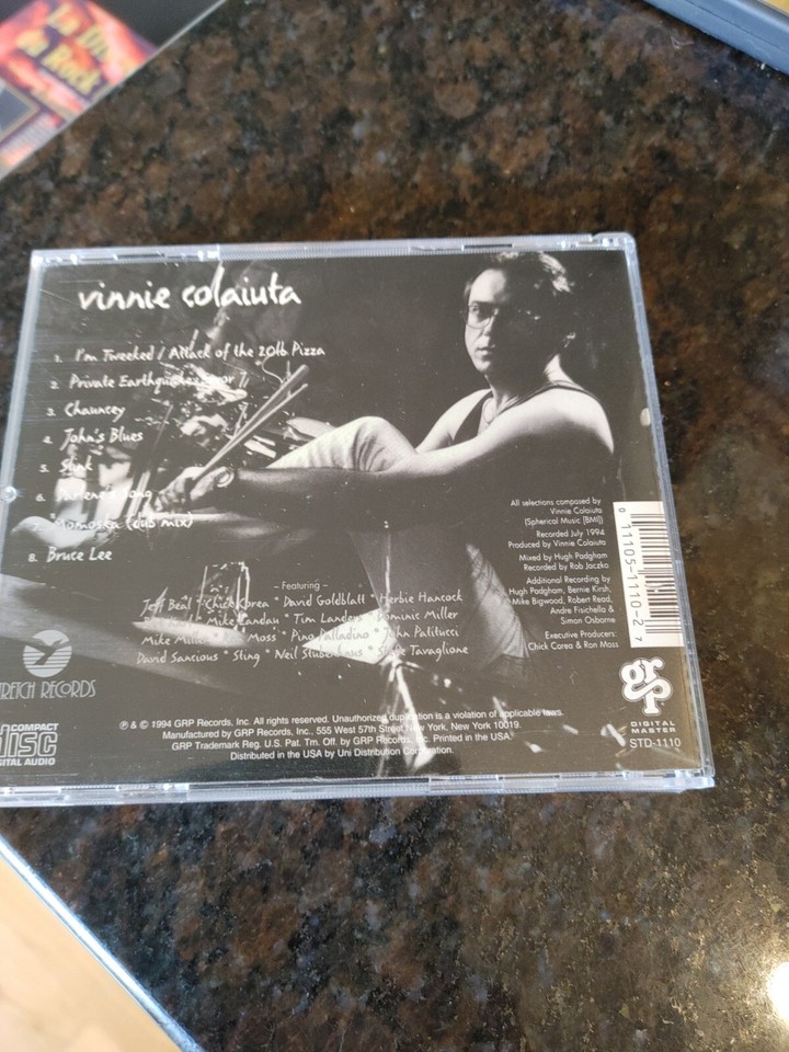 Vinnie Colaiuta - Vinnie Colaiuta s/t (CD, 1994, Stretch STD-1110) NM ...