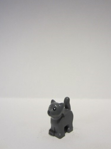 Lego Figure Dark Bluish Gray Cat, Baby Kitten - 80686pb01 | eBay