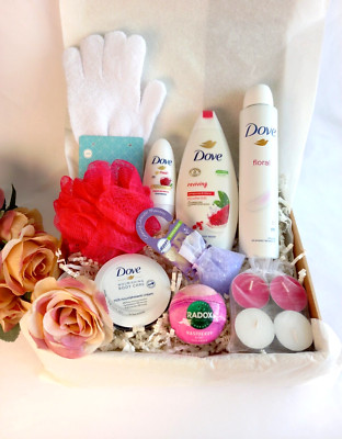 Ladies Dove Pamper Gift Set Hamper Spa Box For Her Birthday Mum Wife ...