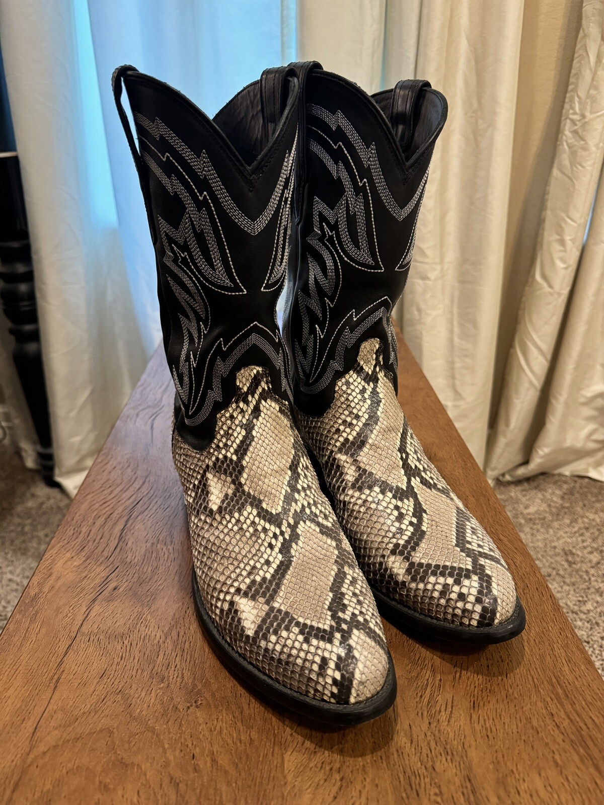 Men’s Tecovas Python Cowboy Boots 10D | eBay