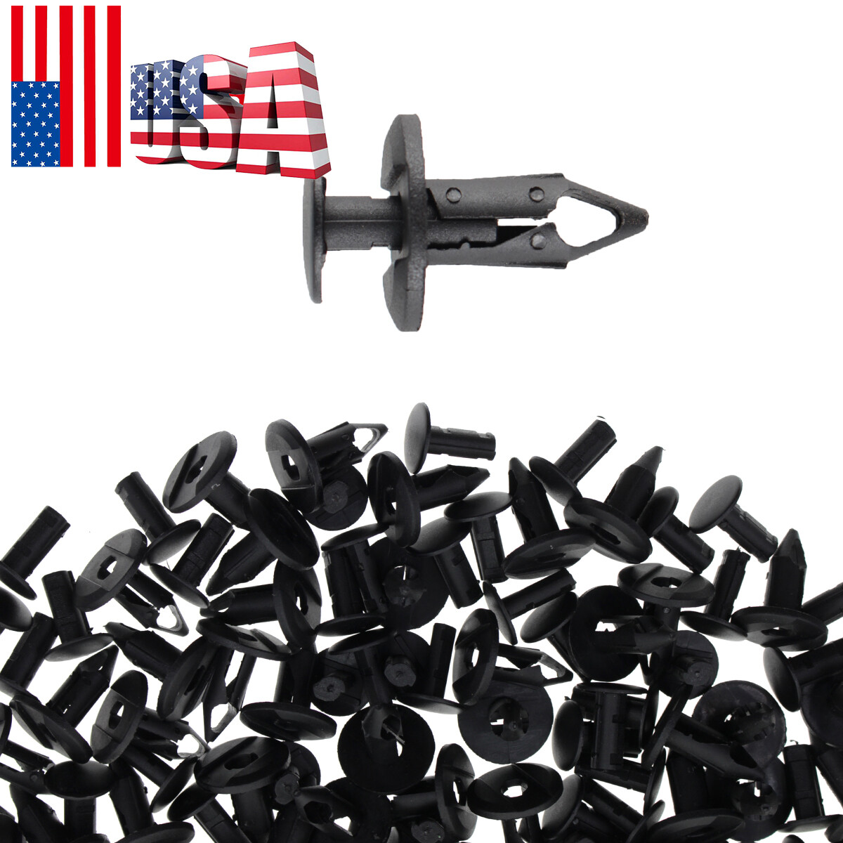 50pcs Fender Clip Body Rivet ATV Parts For Polaris Sportsman Rangers ...