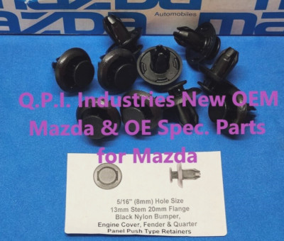 25 Pcs For 2009 - 2024 Mazda O.E. Spec Inner Fender Liner Fastener ...