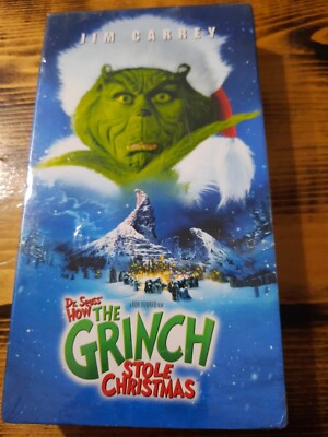 How the Grinch Stole Christmas VHS 2001 Slipsleeve No Barcode Not ...