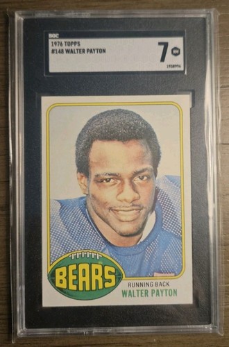 1976 Topps Football Walter Payton #148 SGC 7 NM RC Chicago Bears | eBay