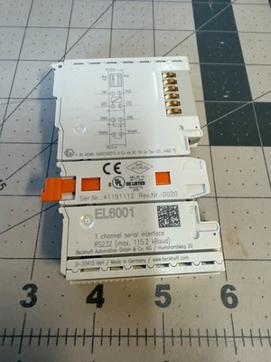 Beckhoff EL6001 Channel Communication Interface Module | eBay